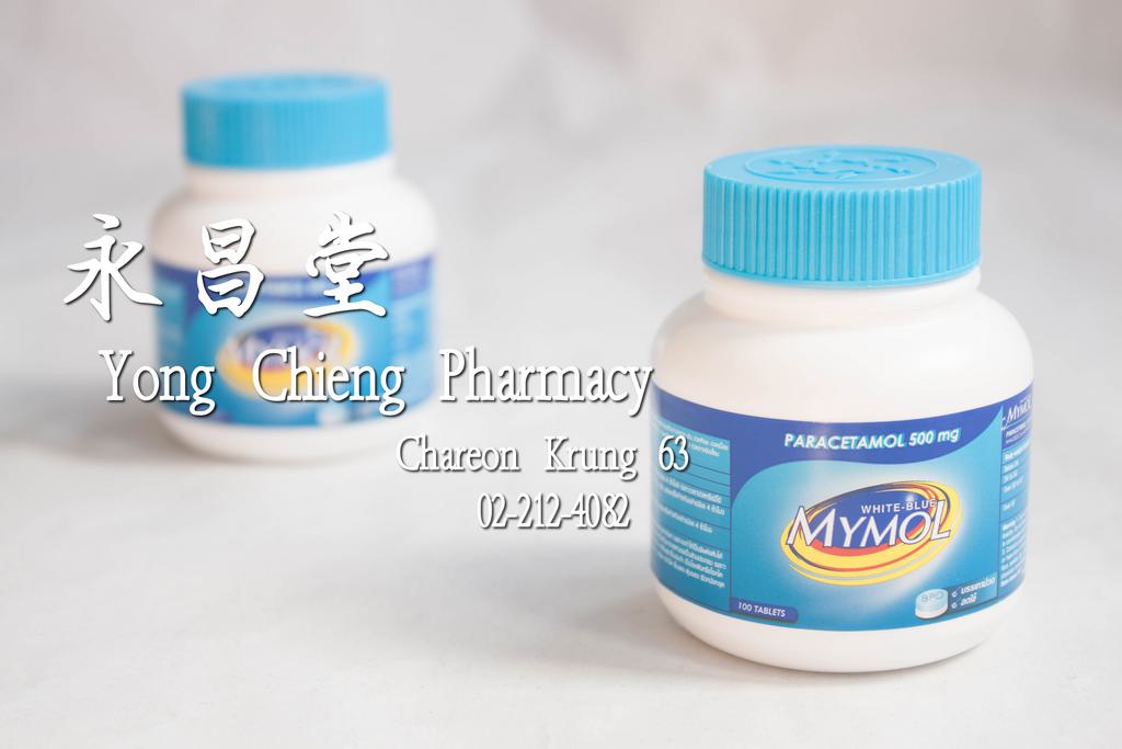 mymol white-blue paracetamol 500 mg 100 tablets